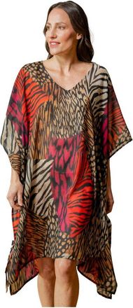 Hutschreuther Strandkleid Damen Strand Kaftan Tunika (1-tlg) Extravagantes Design