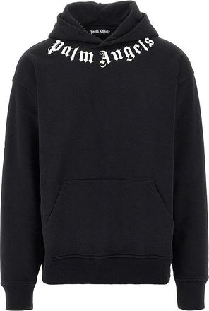 Palm Angels Logo print hoodie Man XL