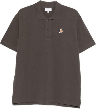 Maison Kitsun&eacute; Polo en coton Dreaming Fox de Maison Kitsune