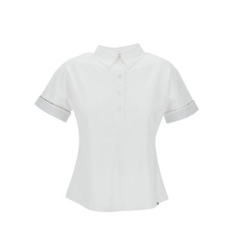 Herno Femme, Tops, Blanc, Taille: 38 FR Polo