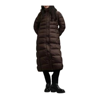 Blauer Femme, Manteaux, Brun, Taille: 44 FR Long Down Parka