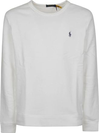 Polo Ralph Lauren Homme, Sweatshirts et sweats &agrave; capuche, Blanc, Taille: M Logo SweaT-shirt