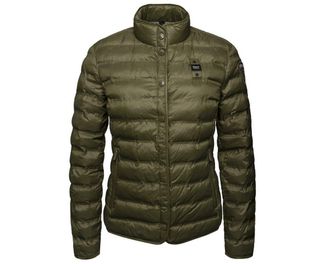 Blauer Steppjacke Moon Damen Winterjacke, &Uuml;bergangsjacke, Windjacke, Outdoorjacke, Mantel