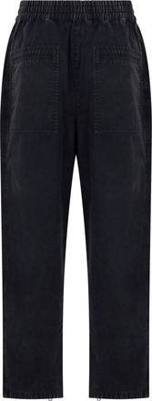 Isabel Marant Mens Track Pants With Zips Black Cotton