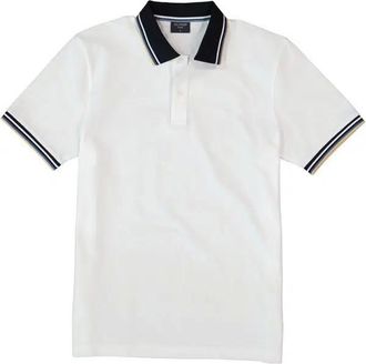 Olymp Herren Polo-Shirt weiß