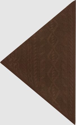 Eric Bompard Triangle Cachemire Sacha Chocolat