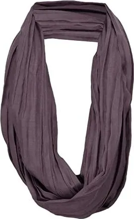 TigerTie Loop Écharpe ronde unie - Violet - Taille unique