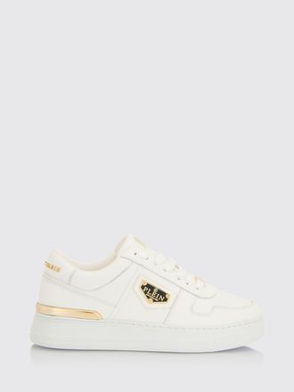 Philipp Plein Baskets basses en cuir de veau lisse avec logo appliqu&eacute;