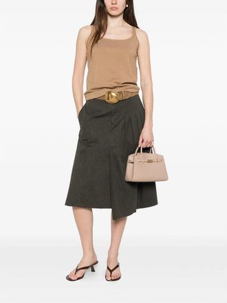 Max Mara Ribbed Cotton Tank Top - Beige