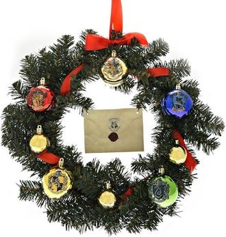 Widdop and Co Couronne de Noël Harry Potter avec lettre