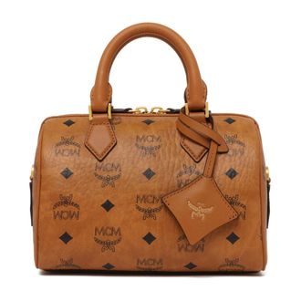 MCM Mcm, Femme, Sacs, Brun, Taille: ONE Size Ella Boston Tote