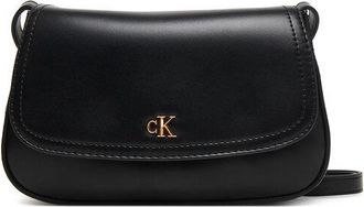 Calvin Klein Handtasche Ck Flap Camera Bag LV04F3421G Schwarz