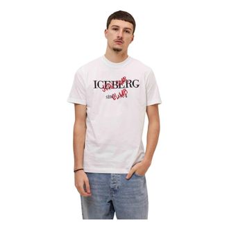 Iceberg 5D F010 Jersey T-Shirt - - Tops - Herren - Wei&szlig; - XL