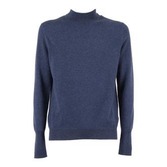 Ballantyne Maglia Collo Alto - - Knitwear - Herren - Blau - XL