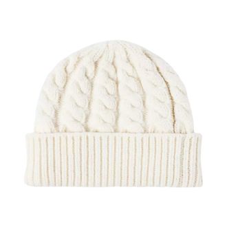 Nina Ricci Femme, Accessoires, Beige, Taille: ONE Size Bonnet en maille avec détail de tresse