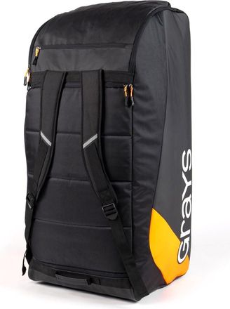 Grays GK500 Hockey-Torwart Duffle, Schwarz, schwarz/orange, L, Gepäckwagen
