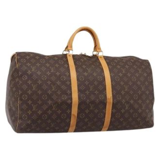 Louis Vuitton Pre-owned Keepall 60 Boston Bag - Femme - Pre-owned - Brun - Taille: ONE Size
