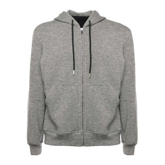 Giuliano Galiano Grauer Rei&szlig;verschluss Kapuzenpullover - - Sweatshirts & Hoodies - Herren - Grau - 3XL