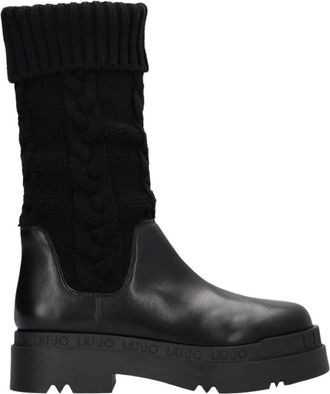 Liu Jo Femme, Chaussures, Noir, Taille: 37 EU Love 65 Bottes