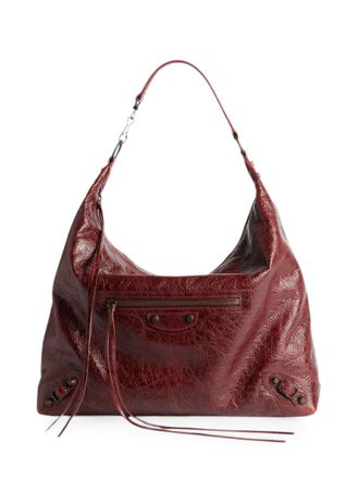 Balenciaga Sac Hobo en cuir Le City