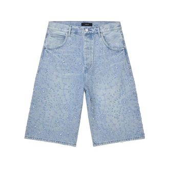Purple P070 Embellished Short - - Shorts - Herren - Blau - W32