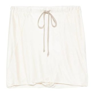 Rick Owens Shorts mit Kordelzugbund - - Skirts - Damen - Wei&szlig; - M