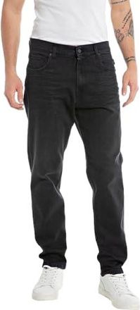 Replay Replay Jean pour Hommes en denim Confort, Noir (Black 098), 29W / 34L