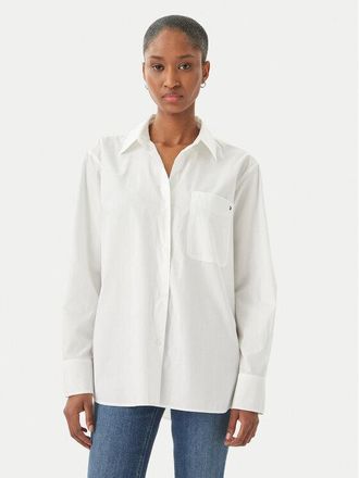 Tommy Hilfiger Hemd WW0WW45612 Wei&szlig; Regular Fit