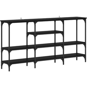 vidaXL Table console Chêne noir 160 x 29 x 80 cm Bois dingénierie vidaXL