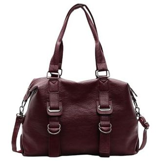 Generic RuiDay Sac &agrave; main vintage pour femme, Sac port&eacute; &eacute;paule Cuir, Sac Fourre Tout Grande capacit&eacute;, Sac bandouli&egrave;re en cuir souple pour Voyage Shopping Part
