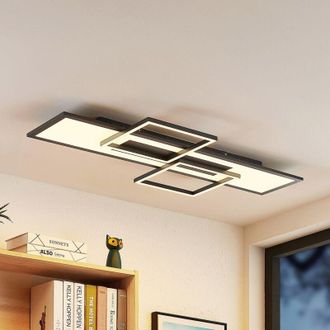 Lucande [GEBRAUCHT] Lucande Narumi Led Deckenlampe Cct 110 Cm Schwarz Deckenleuchte Lampe Leuchte B-Ware