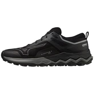 Mizuno Herren Wave Ibuki 4 GTX Trail Running Shoe, Schwarz, Metallic, Grau, dunkler Schatten, 42.5 EU