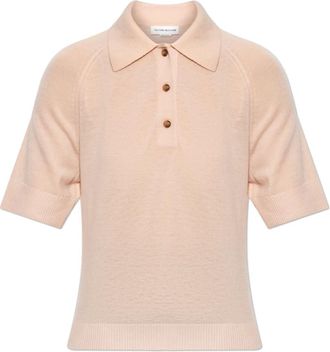 Victoria Beckham Femme, Pulls, Rose, Taille: 38 FR Wool Polo Jumper