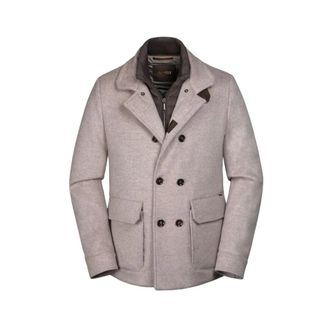 Moorer Homme, Vestes, Beige, Taille: 3XL Saharienne crois&eacute;e