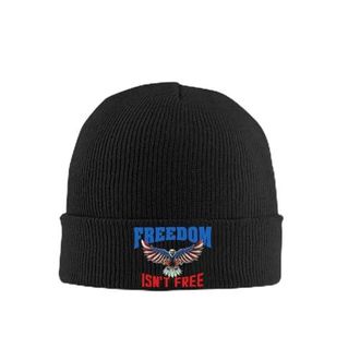 Generic La Libert&eacute; A Un Prix. F&ecirc;te Nationale Am&eacute;ricaine du 4 Juillet. Unisex Bonnets Hiver Souple Bonnet De Trawler Doux Skull Cap pour Course &Agrave; Pied Sport Le