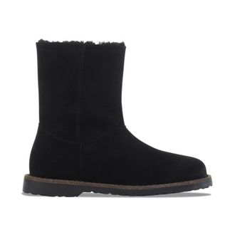 Birkenstock Shearling Zip Stiefel in Schwarz - - Shoes - Damen - Schwarzk - 36 EU
