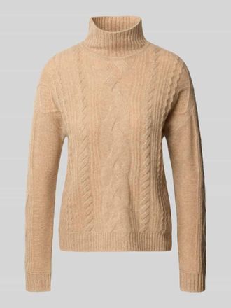 Christian Berg Kaschmirpullover mit Zopfmuster