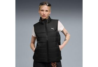 Puma Winterjacke ESS PADDED VEST mit Stehkragen, wasserabweisendes Material, mit Eingrifftaschen
