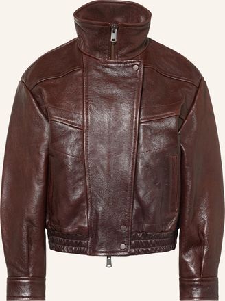 Reiss Reiss Lederblouson Petra rot