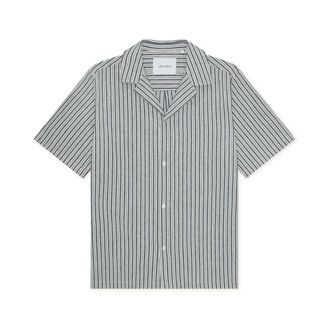 Les Deux Homme, Chemises, Bleu, Taille: S Chemise Coton Allure