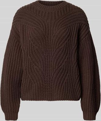 Apricot Relaxed Fit Strickpullover aus Baumwoll-Mix