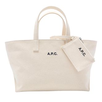 A.P.C. Shopper - Le Drummer Toile Small - Gr. unisize - in Creme - f&uuml;r Damen
