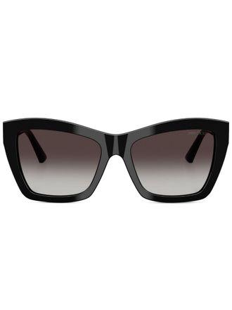 Jimmy Choo Eyewear Sonnenbrille mit Cat-Eye-Gestell - Schwarz