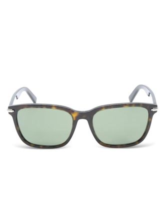 Dior lunettes de soleil &agrave; effet &eacute;caille de tortue - Marron