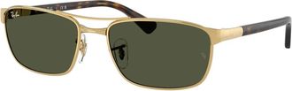 Ray-Ban unisex, Accessoires, Jaune, Taille: 60 MM Rb3778 Lunettes de soleil