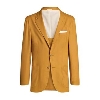 Kiton Kaschmir-Sakko mit Einreiher - - Jackets - Herren - Gelb - L