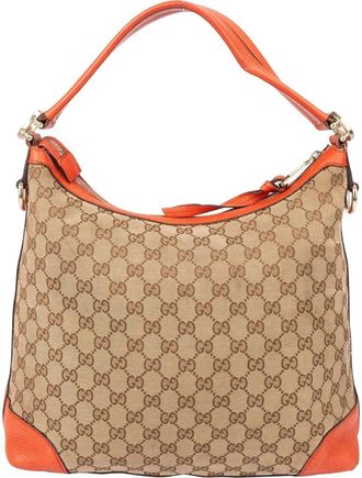 Gucci Crossbody Bags - Gucci GG Monogram Handbag - Gr. unisize - in Braun - f&uuml;r Damen