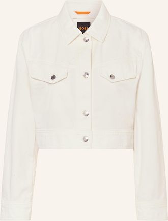 HUGO BOSS Jeansjacke Jafresi weiss
