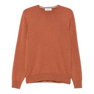 Gran Sasso Paricollo Rundhals-Strickware - - Knitwear - Herren - Orange - S