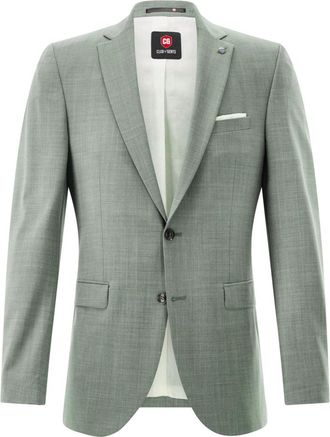 CG - Club of Gents Festliches Anzugsakko aus einem Schurwoll-Stretch-Mix, Slim Fit in